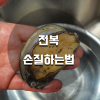 전복 손질하는법 내장제거 전복회 만들기 네이버 블로그